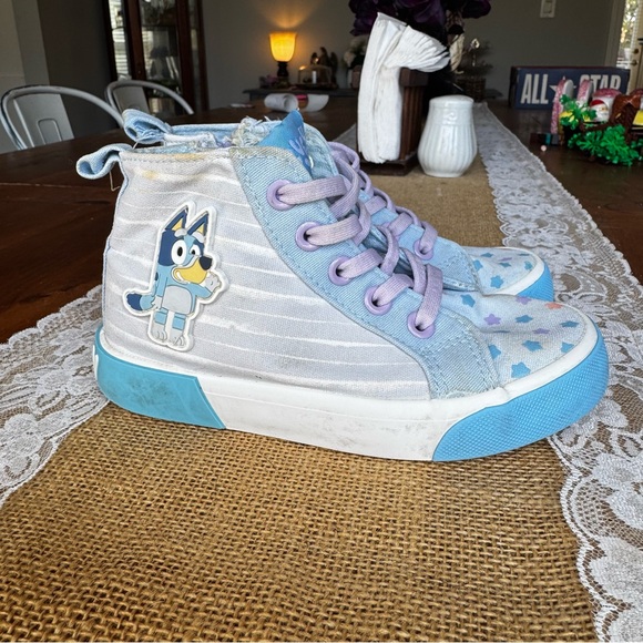 Ground Up | Shoes | Bluey Toddler Girl Size 1 Athletic High Top Sneaker ...